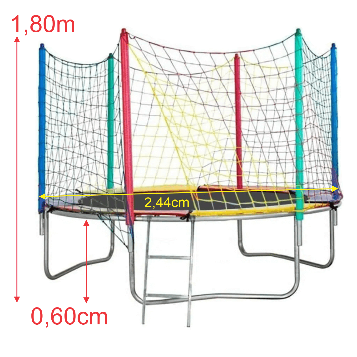 Cama Elástica 2,44m SP - Cama Elástica RS